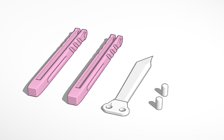 3D design pink - Tinkercad