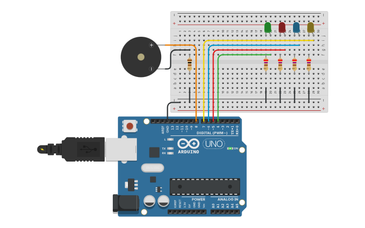 Circuit design Play musical - New Rally X - Tinkercad