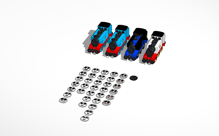 3D design (OORC) Thomas The Bootleg Engine - Tinkercad