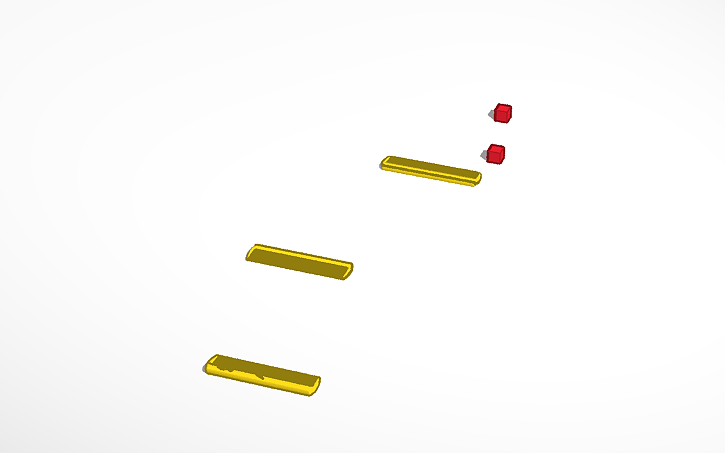 3D design comb - Tinkercad