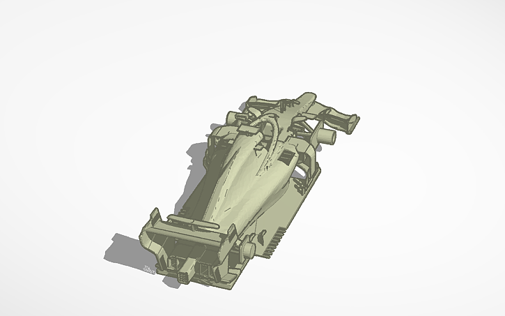 3D design f1 body - Tinkercad