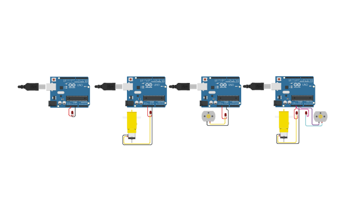 Circuit design Arduino UNO - Tinkercad