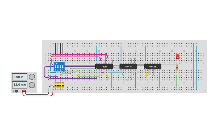 Circuit design Logic Design - Tinkercad