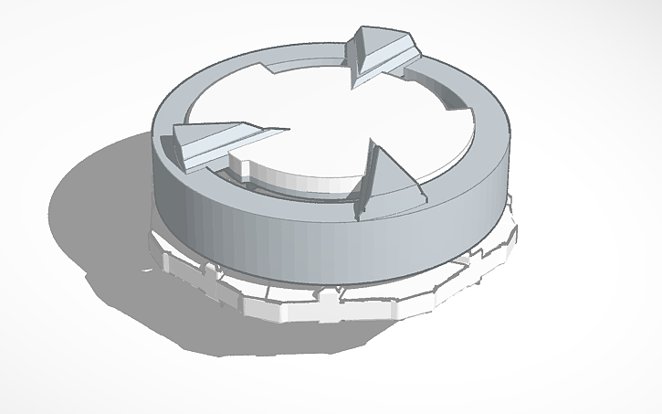 3D design Beyblade X System Template - Tinkercad