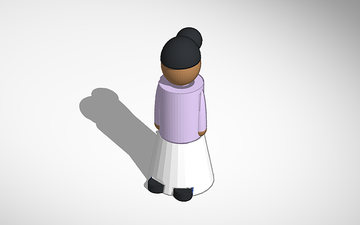 3D design Woman 3 - Tinkercad