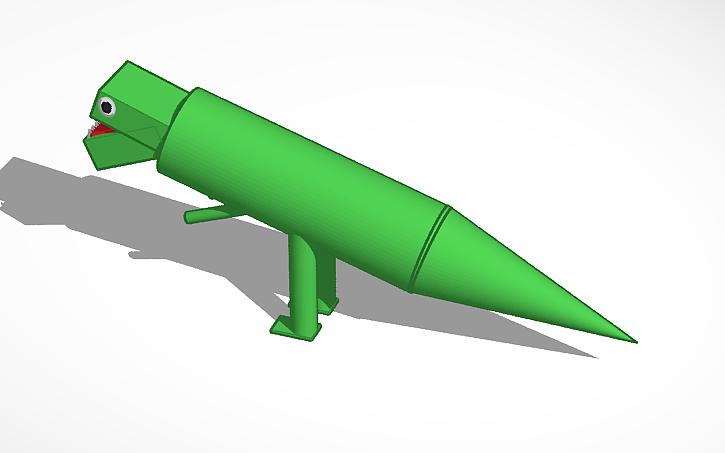 3D design dinosaurio - Tinkercad