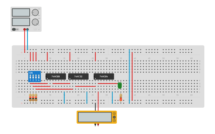 Circuit Design 7 And Or Y Not Tinkercad
