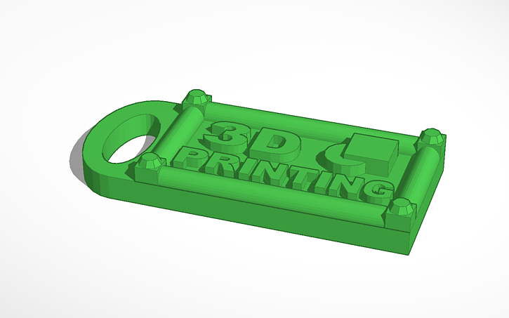 3D design 3D printing - Tinkercad
