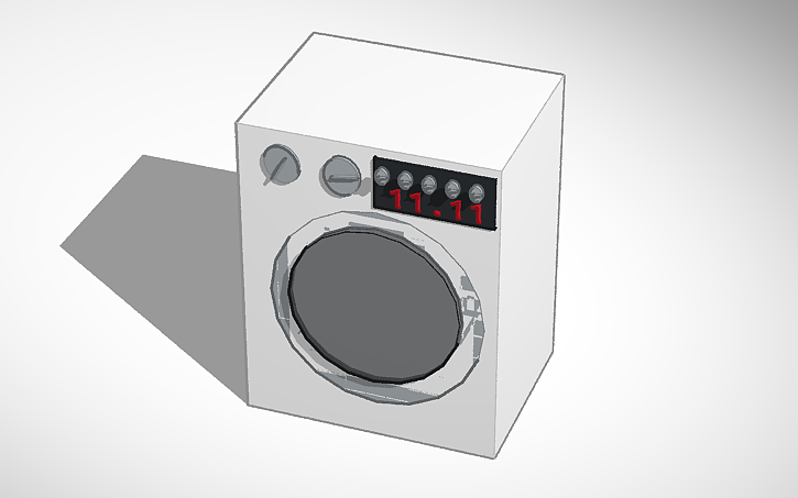 3D design Washing Machine - Tinkercad