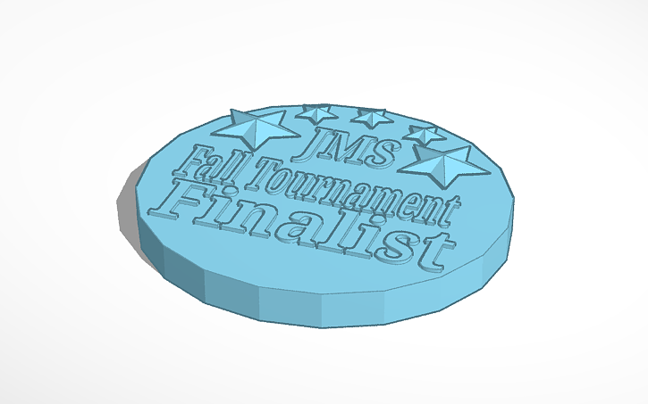 3D design Speech Medal - Tinkercad