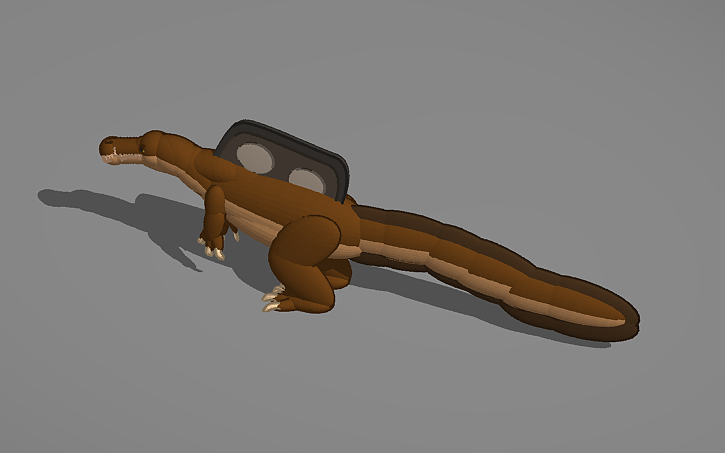 3D design 2025 Spinosaurus Reconstruction - Tinkercad