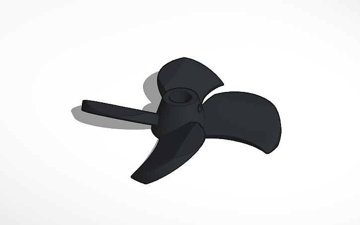 3D design Boat propeller - Tinkercad