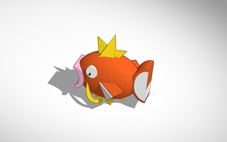 3D design Magikarp - Tinkercad