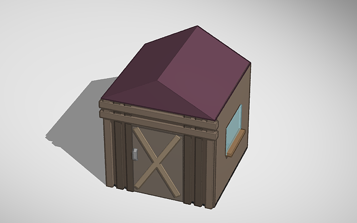3D design Shed - Tinkercad