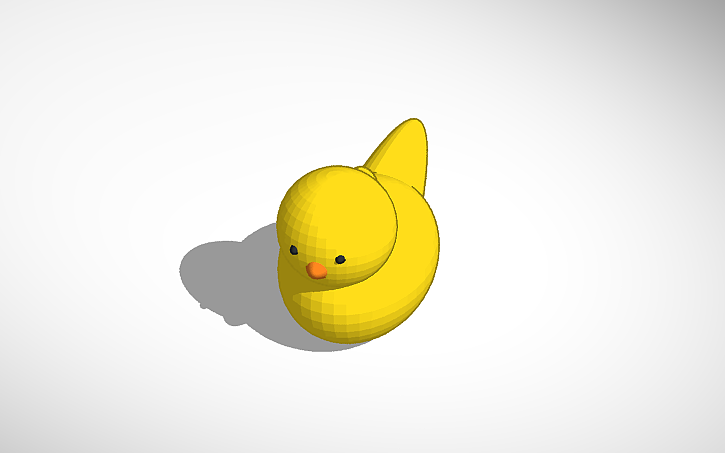 3D design duck - Tinkercad