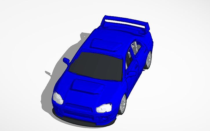 3D design Subaru - Tinkercad
