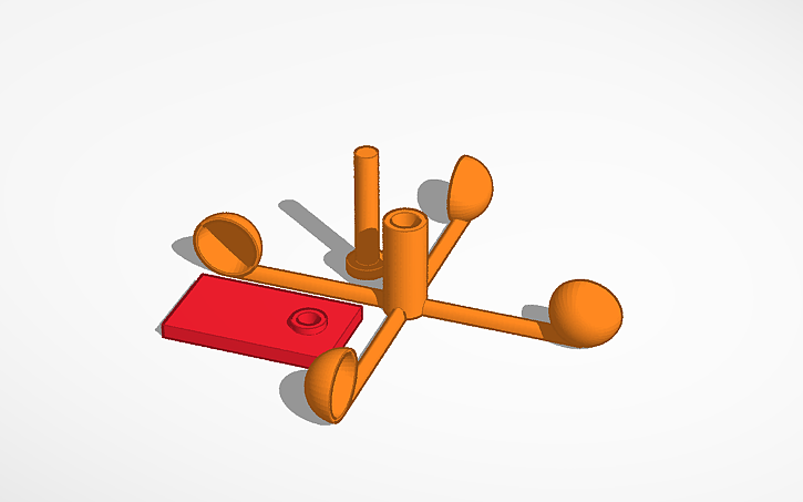3D design Anemómetro/anemometer - Tinkercad