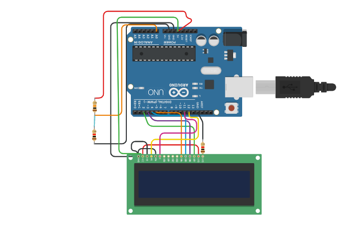 Circuit Design Arduino Ohm Meter Tinkercad