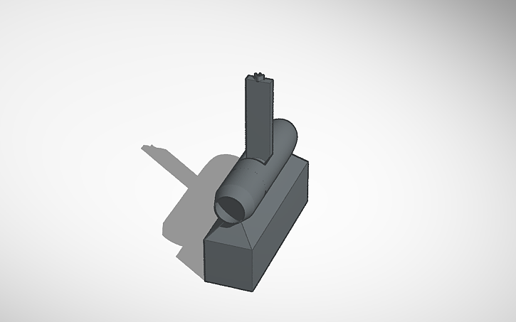 3D design Laser cannon (sim lab) - Tinkercad