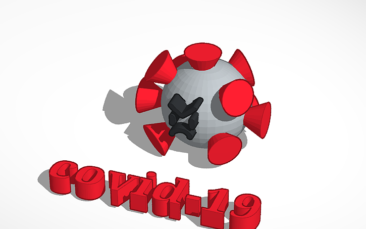 3D design covid 19 - Tinkercad