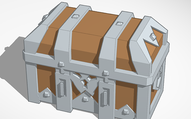 3D design SOT Chest - Tinkercad