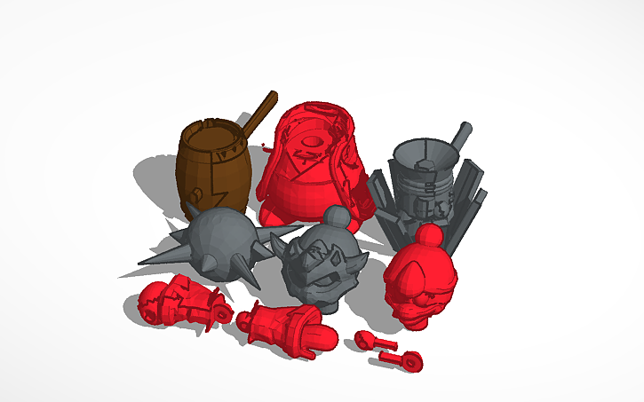 3D design king dedede action figure 2.0 - Tinkercad
