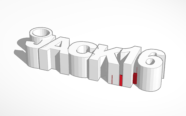 3D design jack - Tinkercad