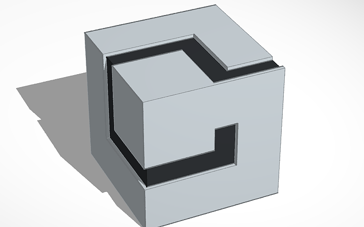 3d Design Gamecube Logo Tinkercad