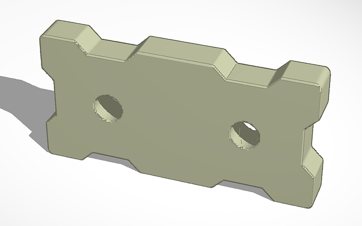 3D design 2040 Extrusion 5mm Shim - Tinkercad