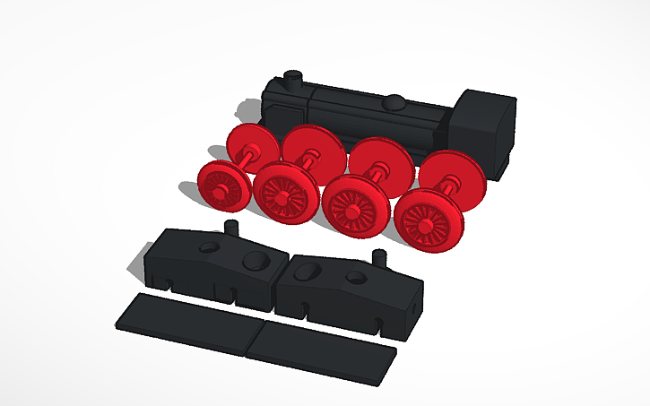 3D design TWR Hiro the D51 Engine - Tinkercad