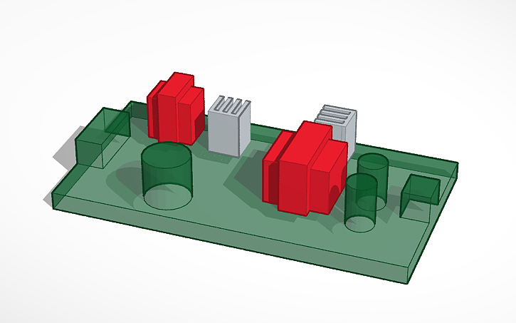 3D design ac power supply - Tinkercad