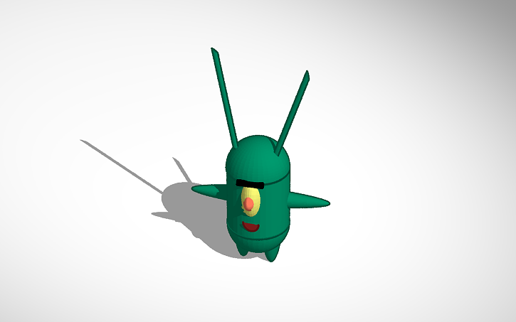 3D design Plankton - Tinkercad