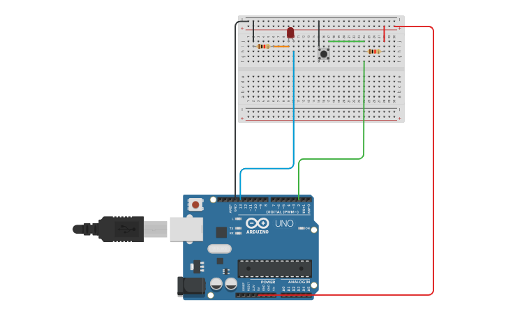 Circuit design ELEC1601 LAB1 Part 2 - Tinkercad