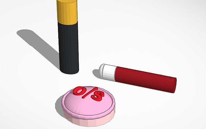 3D design Makeup Inspires - Tinkercad