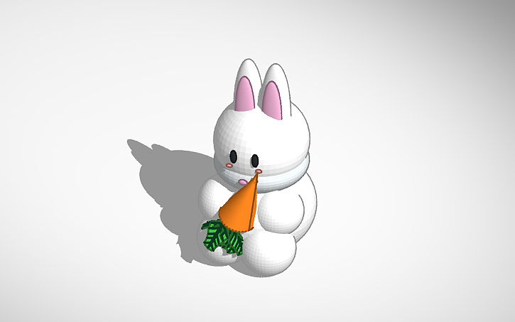 3D design Bunny - Tinkercad