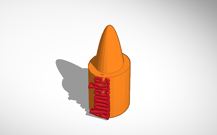 3D design Label - Tinkercad