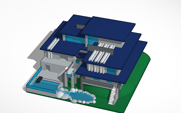3D design Dream House - Tinkercad