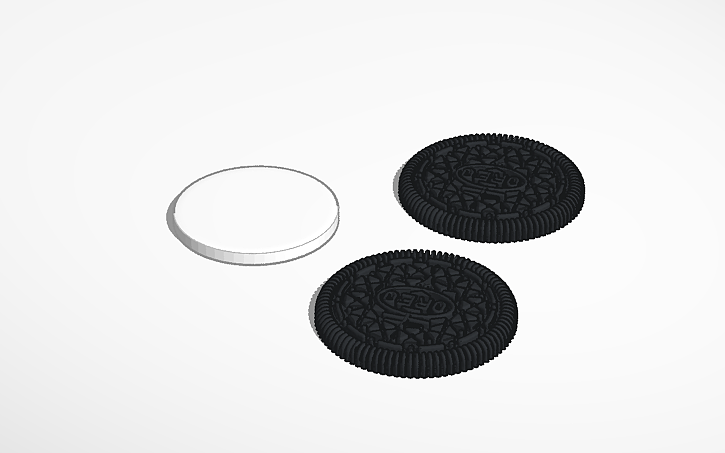 3D design Oreo Template - Tinkercad