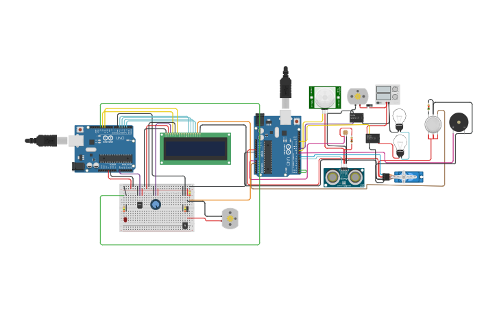 Circuit Design Home Automation Tinkercad