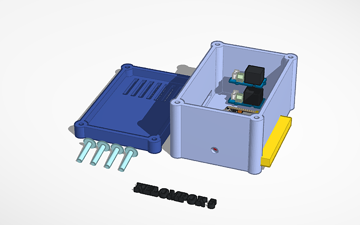3D design CASING SMART FARM CONTROLLER - Tinkercad