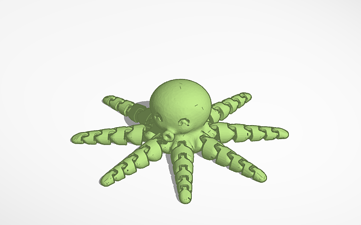3D design Mini Octopus - Tinkercad