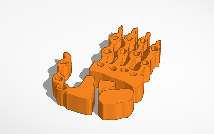 3D design TOTK Ultrahand symbol - Tinkercad