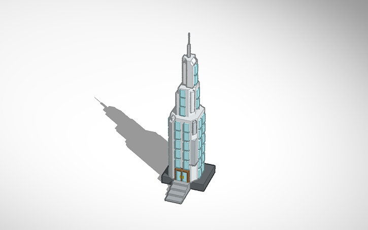 3D design Building - Tinkercad