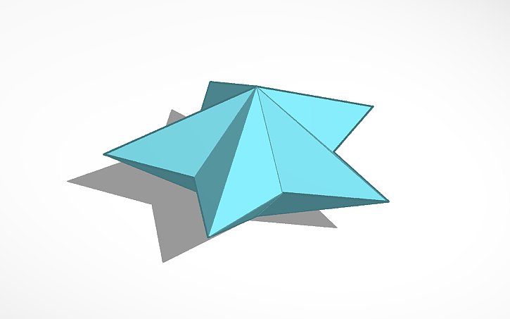 3D design Christmas Star - Tinkercad