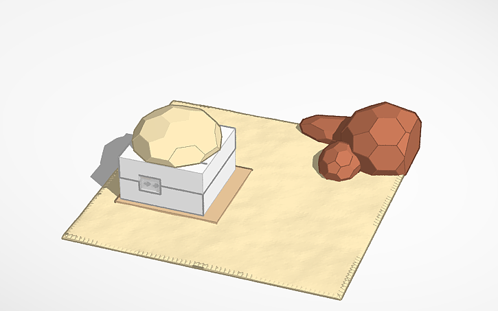3D design desert home - Tinkercad