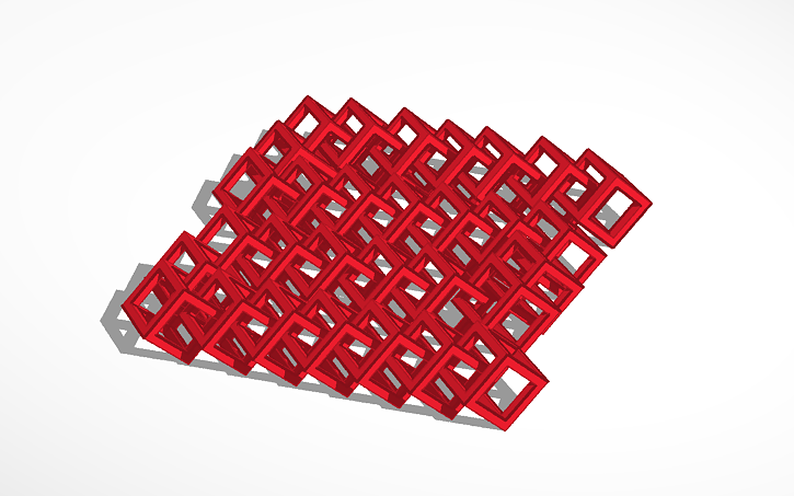 3D design dragon square chain - Tinkercad