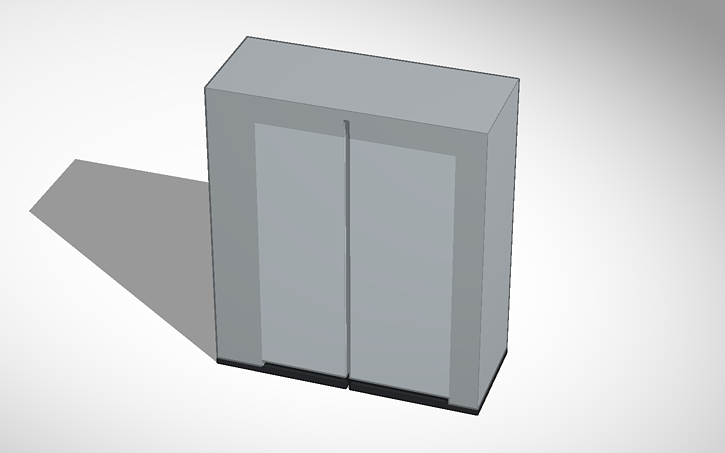3D design Fridge - Tinkercad