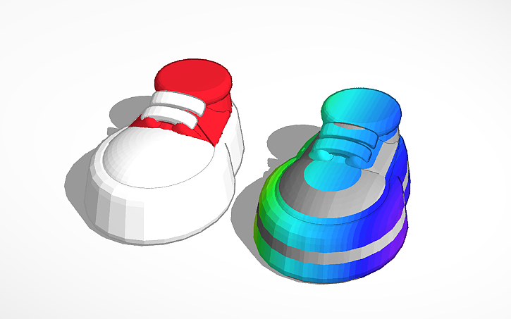 3D design Shoe design - Tinkercad