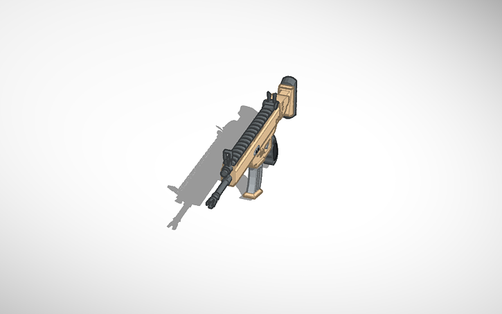 3D design Fortnite Scar - H - Tinkercad