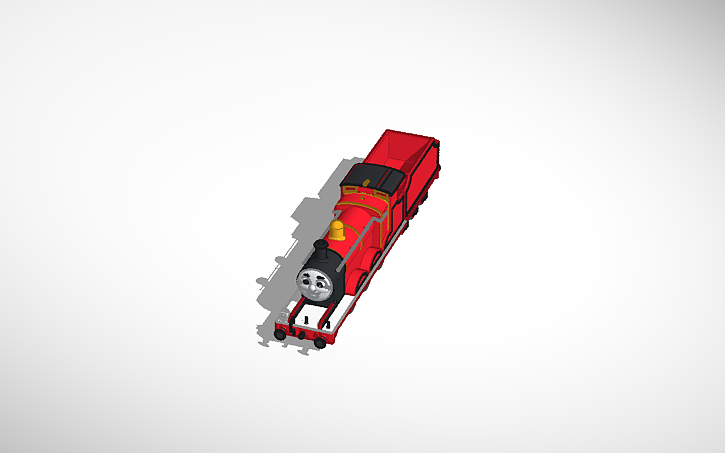 3D design Winston/Eagle The Red Engine - Tinkercad